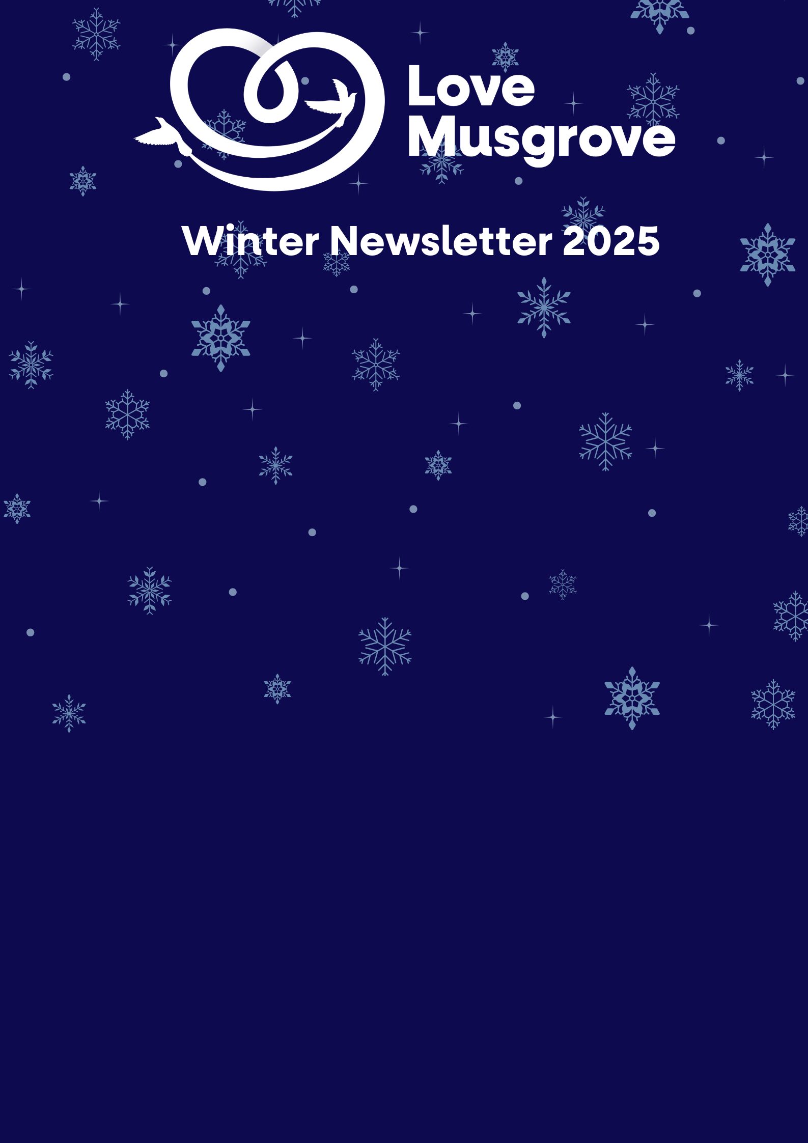 Winter Newsletter 2025 - News - Love Musgrove